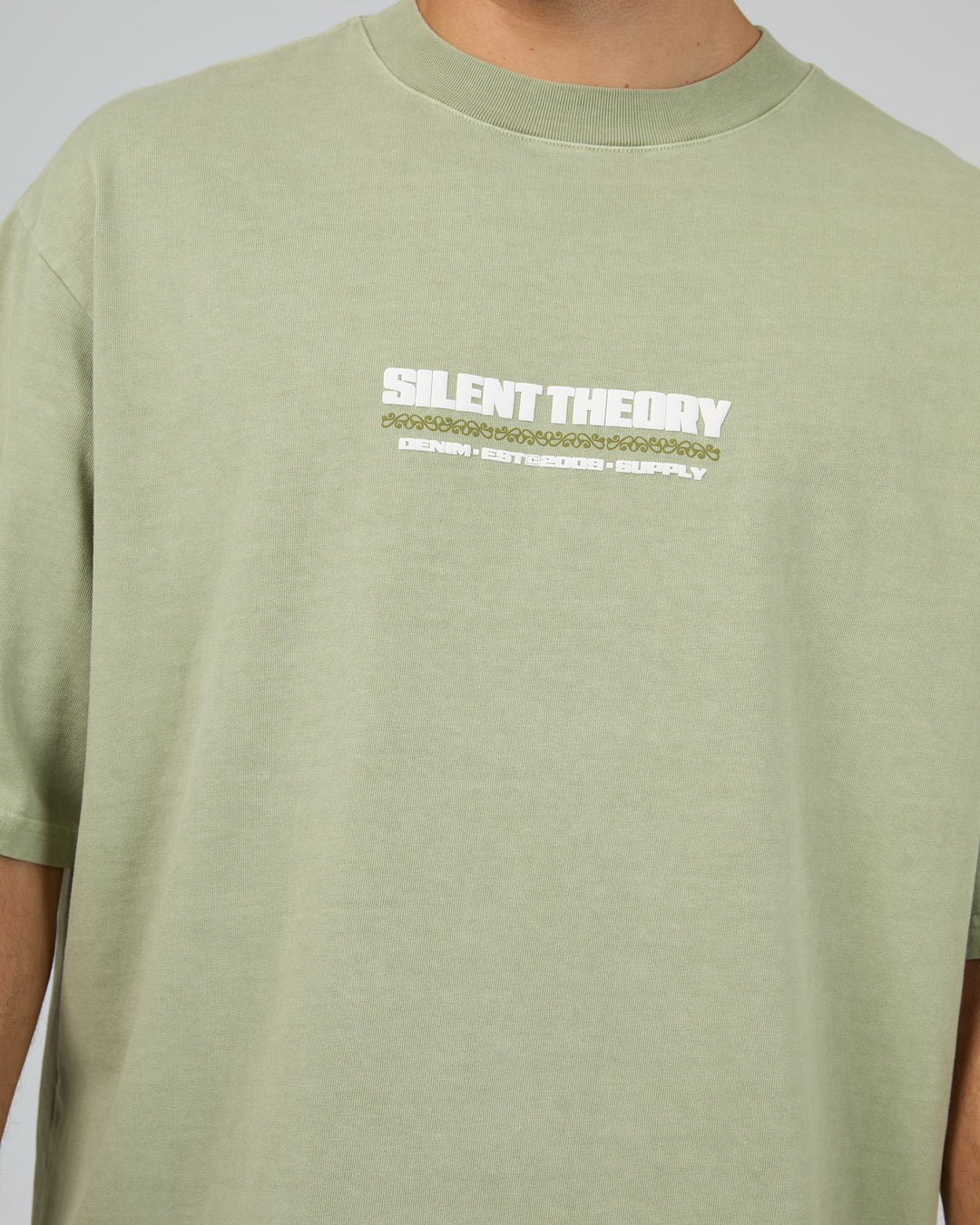 Alchemy Box Tee Sage – Silent Theory