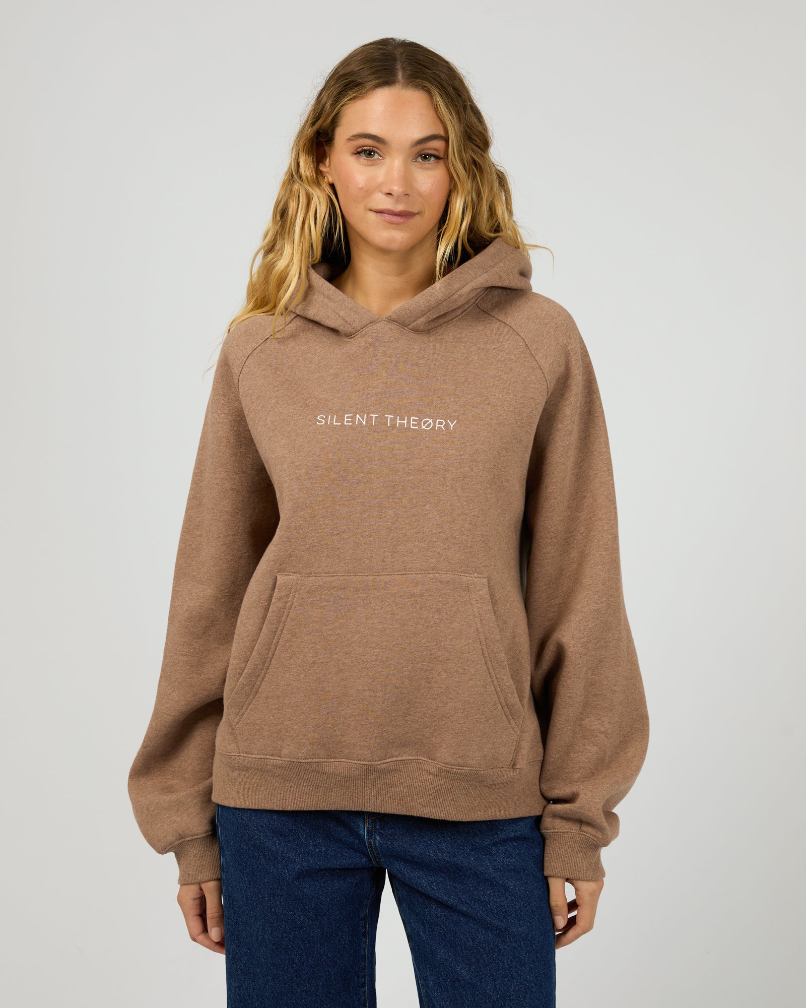 Logo Hoodie Brown Marle – Silent Theory